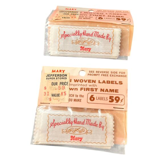 Unbranded | Other | Rare Vintage 94s50s Custom Label Mary Sewing 1 ...